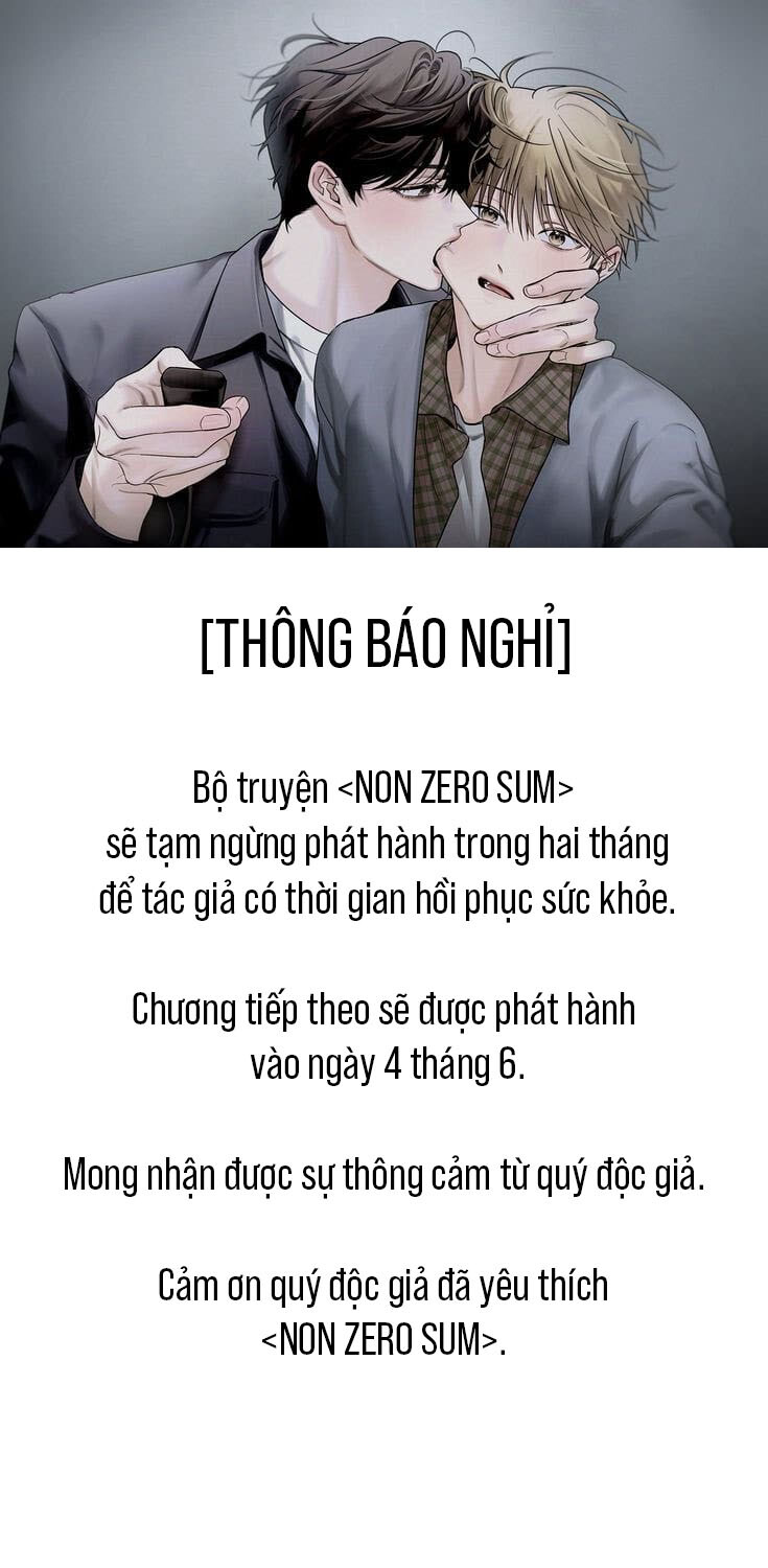 Đọc truyện Non Zero Sum chương thông báo nghỉ